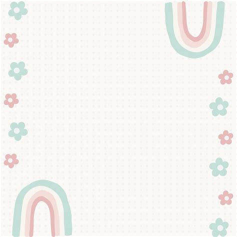 Premium Vector Rainbow Notebook Background Template Rainbow