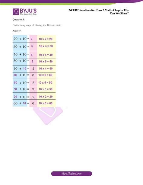 Ncert Solutions Class Maths Chapter Can We Share Solutions Pdf