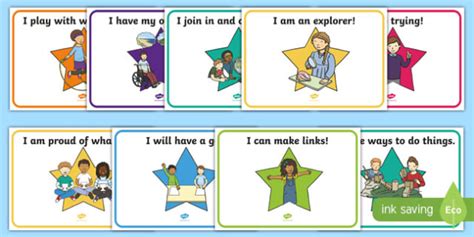 Star Themed Characteristics Of Effective Learning Display