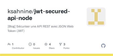 Github Ksahninejwt Secured Api Node Blog Sécuriser Une Api Rest