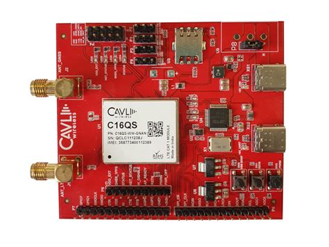 cavli wireless c16qs lte cat1bis evaluation kit global with gnss