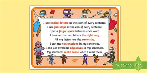Editable How To Make A Super Sentence Checklist Twinkl