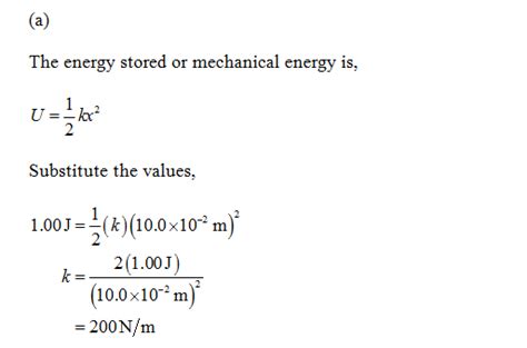 answered an oscillating block spring system has… bartleby