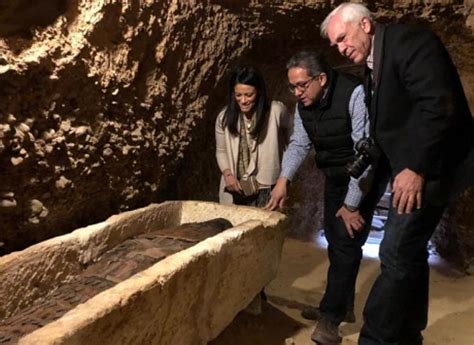 Minister Of Antiquities Announces The Discovery Of Mummy Filled Burial