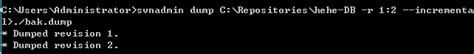 Windows下svn备份svnadmin Dump Csdn博客