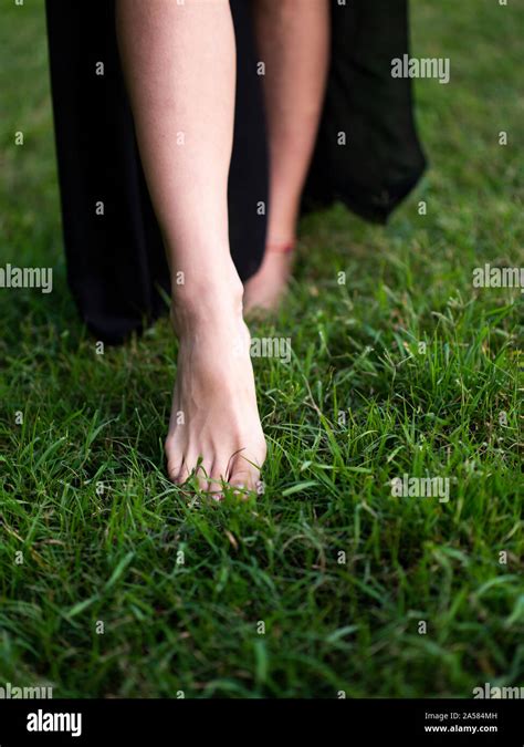 Woman Feet Walking