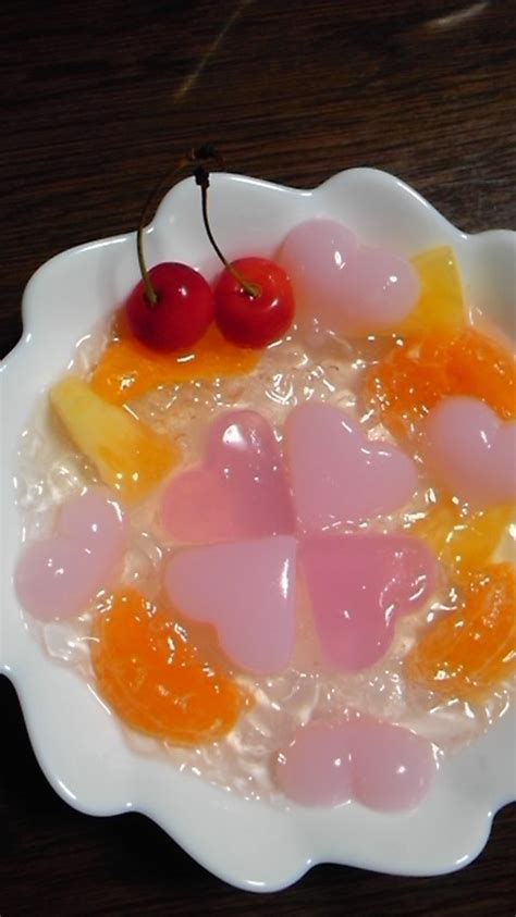 フルーツと寒天入りサイダーゼリー By ちっこい女の子 【クックパッド】 簡単おいしいみんなのレシピが365万品