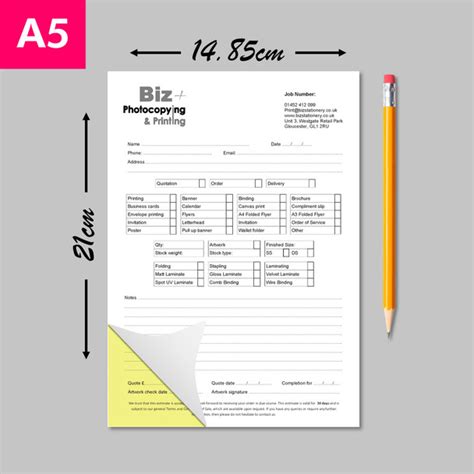 Mono Ncr Duplicate And Triplicate Pads Mono Biz Stationery Superstore