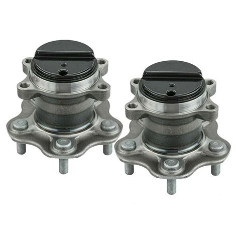 Femprxz 2pcs Wheel Hub And Bearing Assembly Set Front Rear Left Right