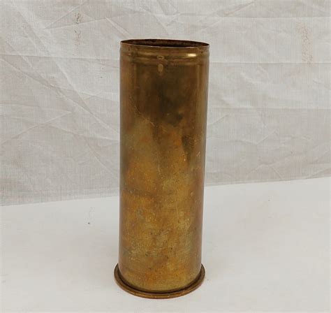 Ww1 German 1915 75mm Shell Case Sally Antiques