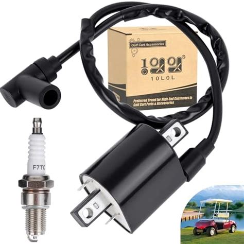 Amazon.com: 10L0L Golf Cart Ignition Coil & Spark Plug For Yamaha G2 G5 G8 G9 G11 G14 Yamaha ...
