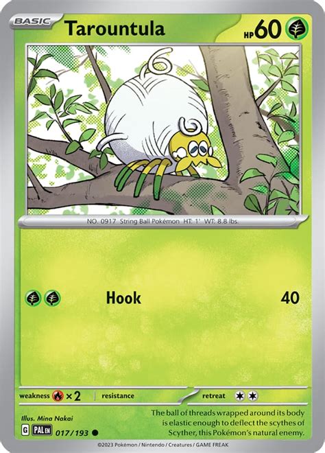 Tarountula Paldea Evolved 17 Bulbapedia The Community Driven