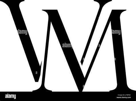 Vector Wm Logo Stock Vector Image And Art Alamy