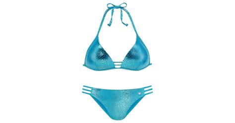 Jette Triangel Bikini In Turquoise About You