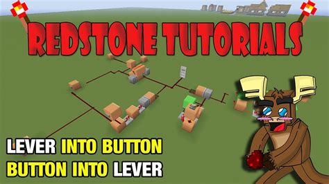 Lever Into Button Button Into Lever Tutorial Minecraft Xbox Ps3 Tu14 Youtube