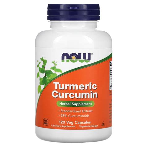 Now Foods, Curcumin Extract 95%, 120 Veg Capsules | HiLife Vitamins