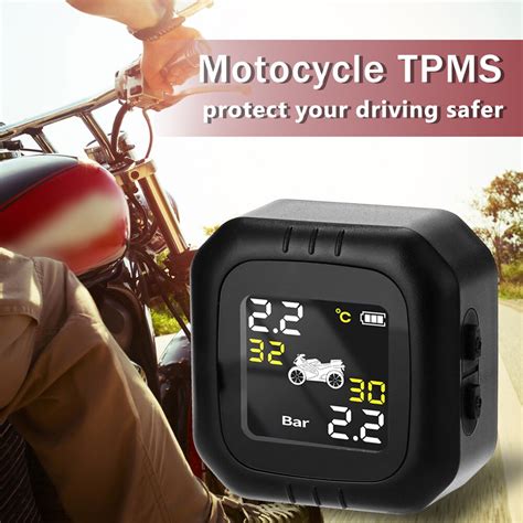 Wireless Motorcycle Tire Pressure Monitoring Syste Grandado