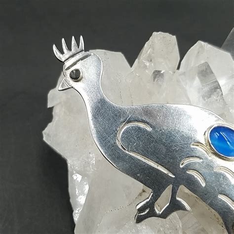 Vintage Jewelry Vintage Mexico Sterling Quetzal Bird Brooch Poshmark