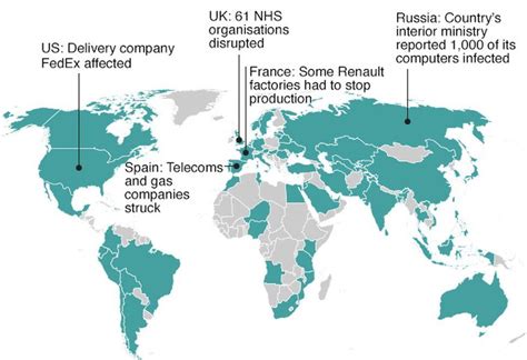Ransomware Cyber Attack Who Has Been Hardest Hit Bbc News