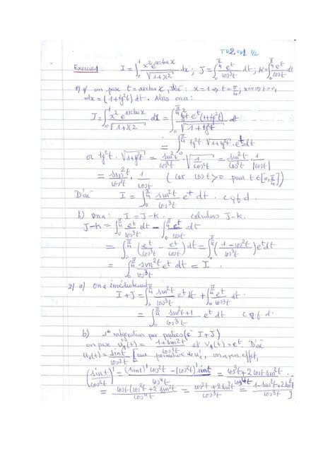 TD2 Correction Part 1 Sciences Mathématiques Et Informatiques Studocu