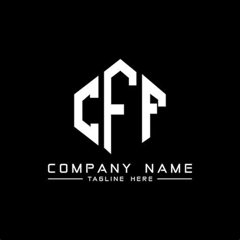 Premium Vector Cff Letter Logo Design With Polygon Shape Cff Polygon