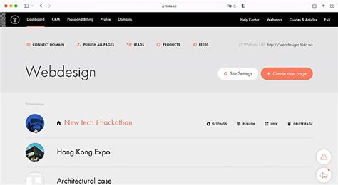 page actions │ tilda help center