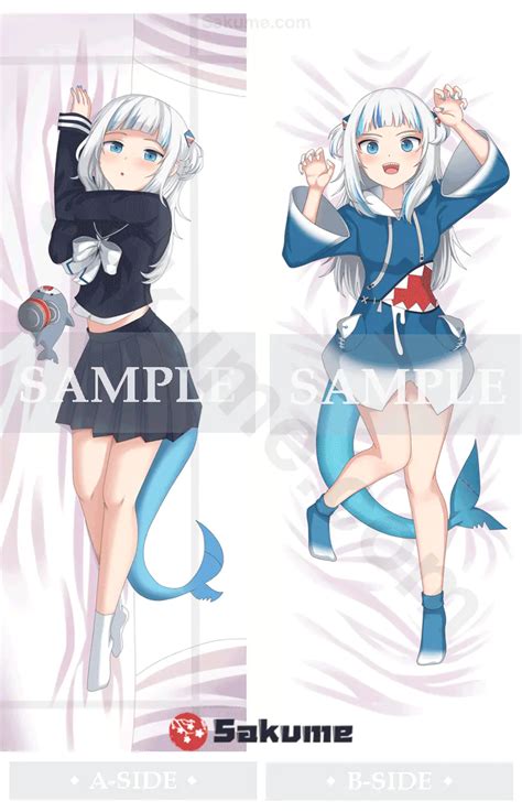Buy Gawr Gura Waifu Dakimakura Virtual Youtuber Body Pillow Sakume