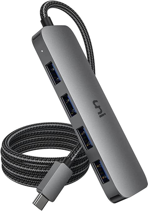 Uni Usb C Hub Thunderbolt 3 To 4 Usb 30 Ports With 120cm Long Cable