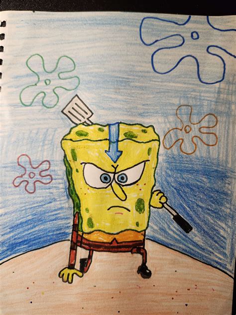 Spongebob As Aang By Spongebobsonicguy On Deviantart