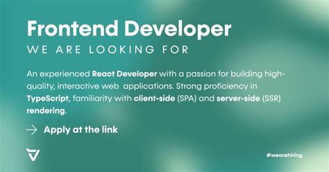 Vidiemme On Linkedin Frontend Developer