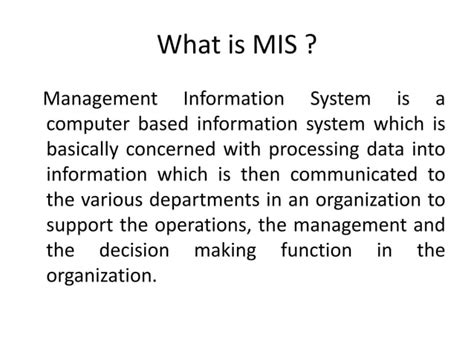Management Information System Ppt Pptx Operating Systems Computer Software And Applications