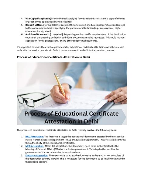 What Is Educational Certificate Attestation In Delhipdf