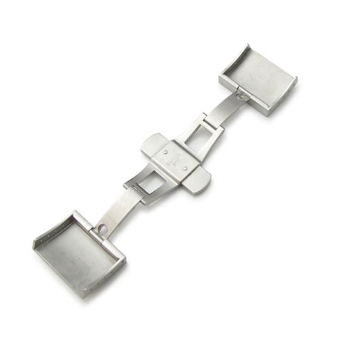 20mm 22mm Dome Butterfly Deployant Clasp Taikonaut Watch Band