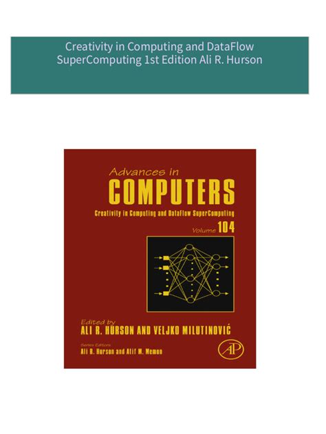 creativity in computing and dataflow supercomputing 1st edition ali r hurson all chapter