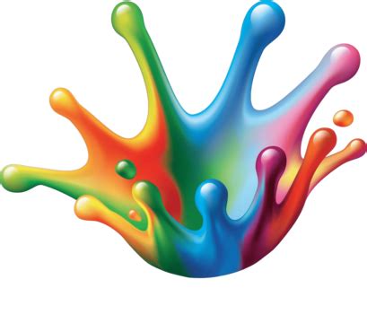 A Blue Color Splash Bright Clipart Splashing Vector Bright Clipart