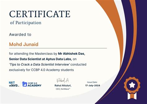 mohd junaid on linkedin grateful to have attended a data science