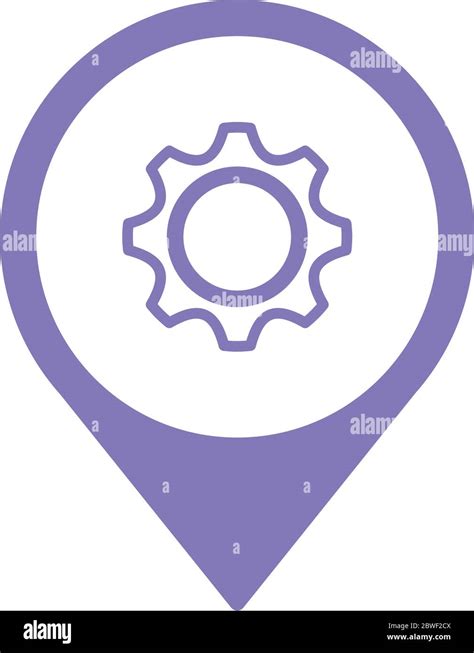 Gear Settings Setup Isolated Icon Stock Vector Image And Art Alamy