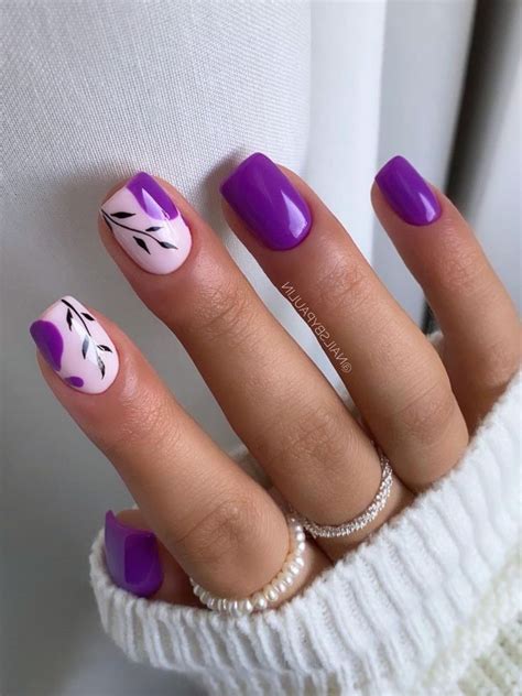 Purple Nail Designs And Ideas 45 Gorgeous Looks Youll Love Purple