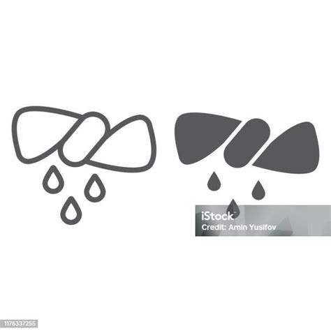 라인과 문양 아이콘 세탁 및 세척 옷 기호 벡터 그래픽 흰색 배경에 선형 패턴을 압축합니다 10에 대한 스톡 벡터 아트 및 기타 이미지 Istock