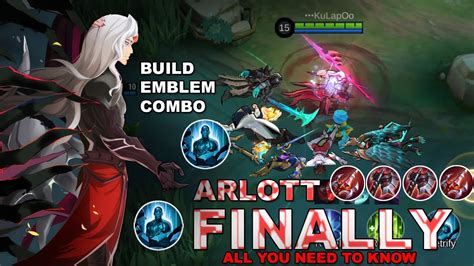 ARLOTT Is Finally Here ARLOTT 2023 Tutorial Build Emblem Combo