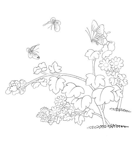 작품의 골격 초본 월간민화 3학년 미술 민화 한국의 미술