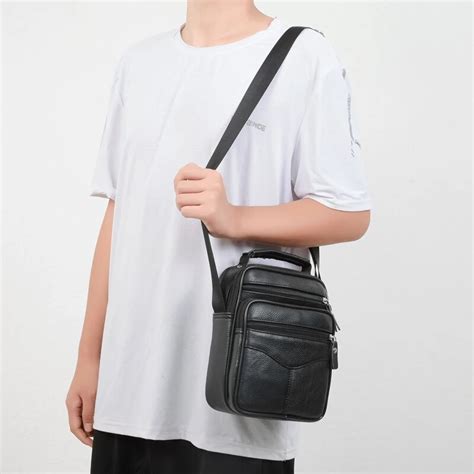 Sac à bandoulière homme Sac homme en cuir sac homme tendance Sac