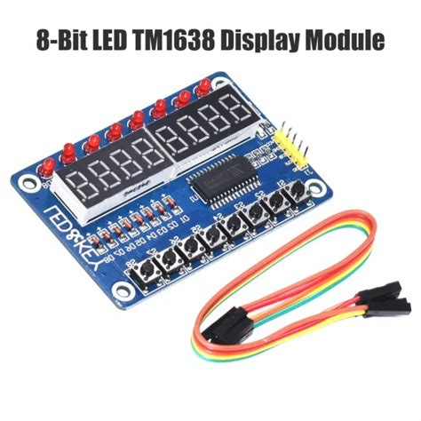 8 Bit Digital Led Tube 8 Bit Tm1638 Key Display Module For Avr Arduino Te289 A B £581 Picclick Uk