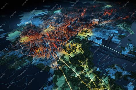 Premium Photo Gis Spatial Analyst Analyzing And Modeling Generative Ai