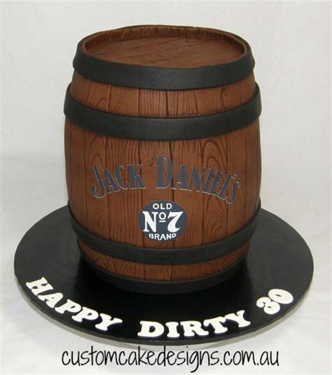 3d Jack Daniels Whiskey Barrel Cake