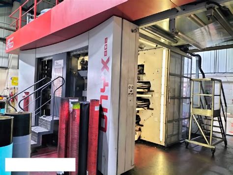 Photo Gallery Uteco Onyx 808 Flexo Printer 8 Colors Flexo Ci