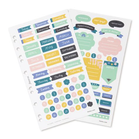 Filofax Planning Stickers My Lovely Notebook