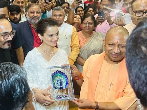 Kangana Ranaut Claims Up Cm Yogi Adityanath Got Emotional After