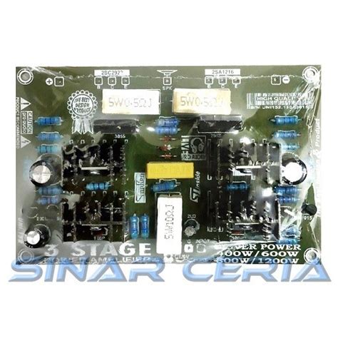Jual Kit Driver Power Ampli Amplifier 3 Stage 3 Tingkat Audio System