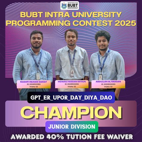 Department Of Cse Bubt Added A Department Of Cse Bubt